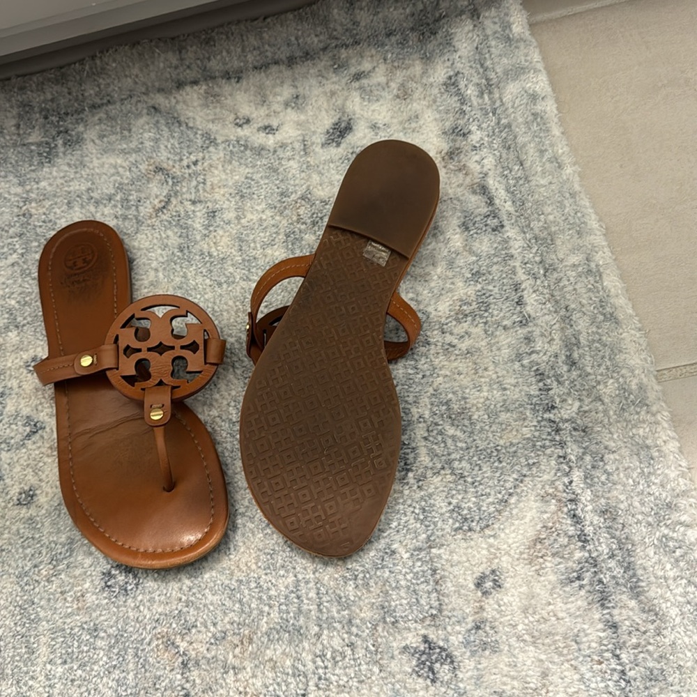 Tory Burch Miller, Cognac, Used Woman’s Size 10 - Gem